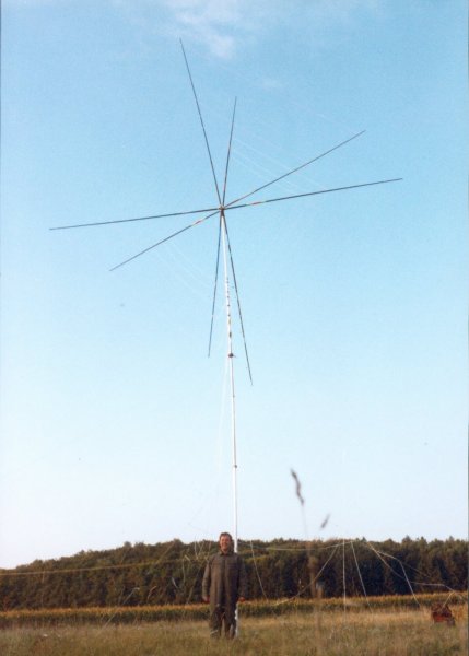 5 Band Quad 2 Element eachBand 10-20m Antenna with symetrie wire , in fibreglass , for ...